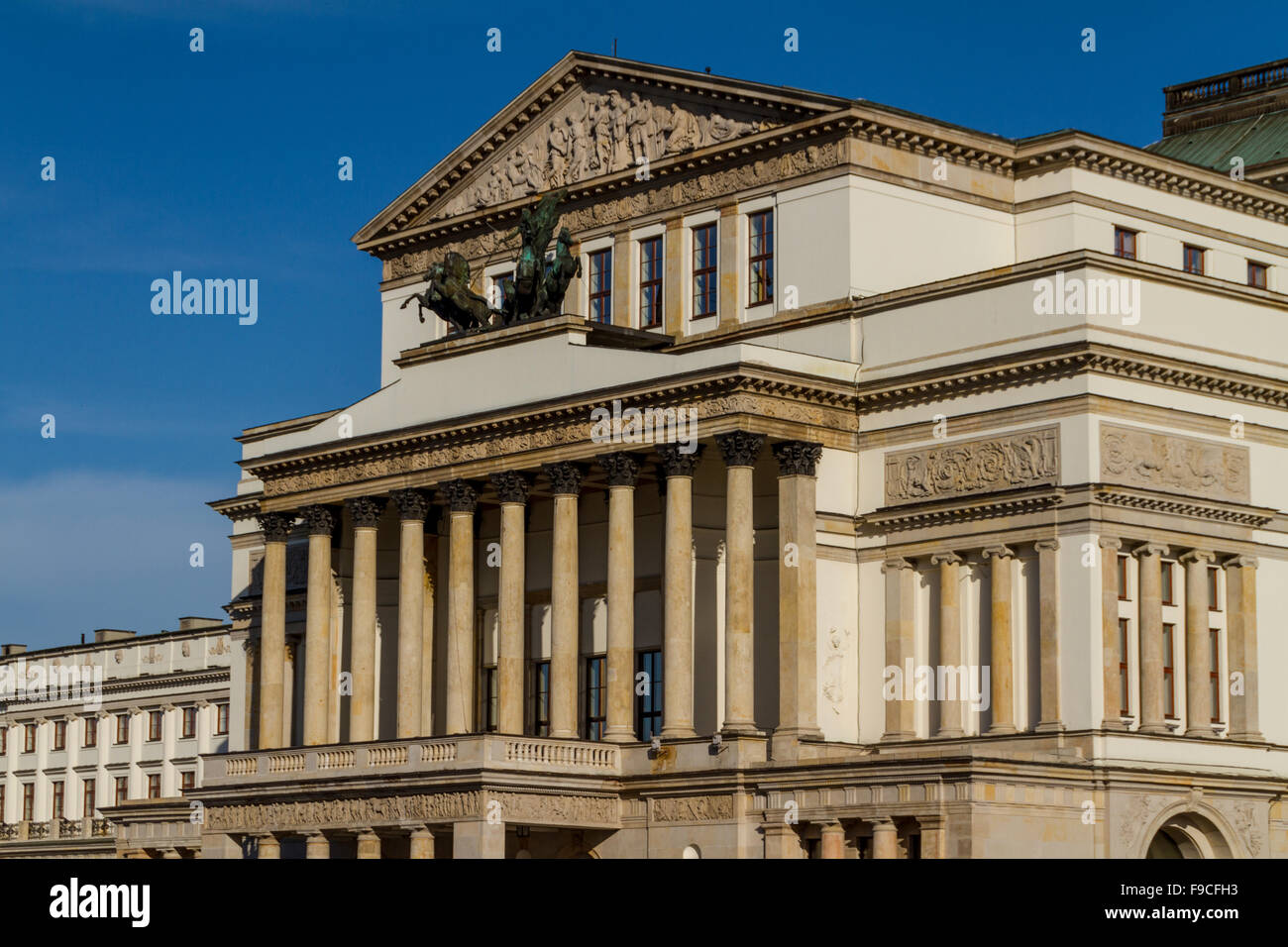 Warsaw, Poland - National Opera House and National Theatre building ...