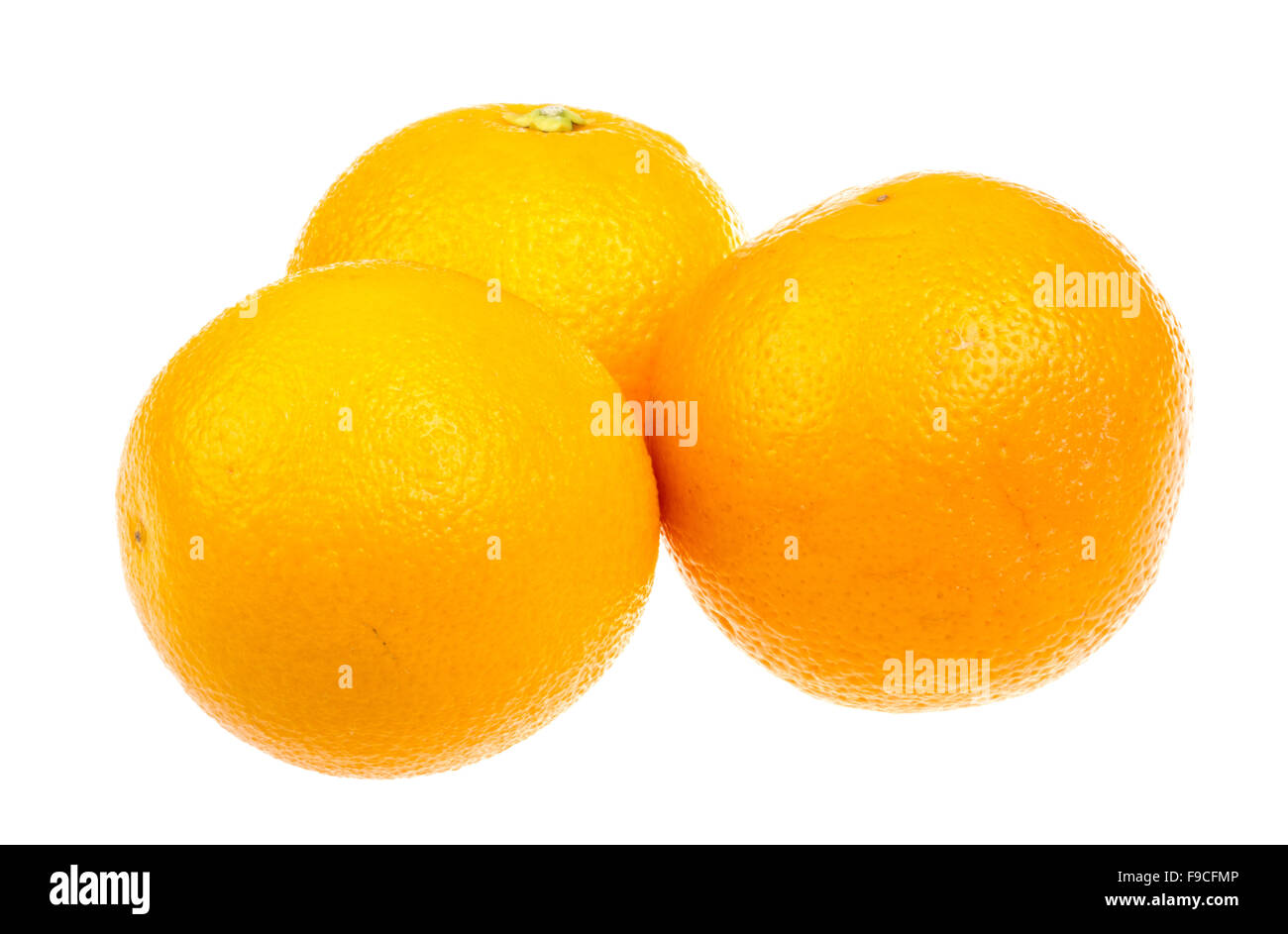 Ripe orange isolated on white background Stock Photo - Alamy