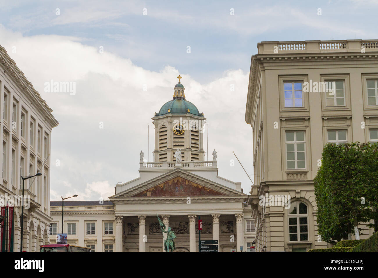 Brussels city view Stock Photo - Alamy