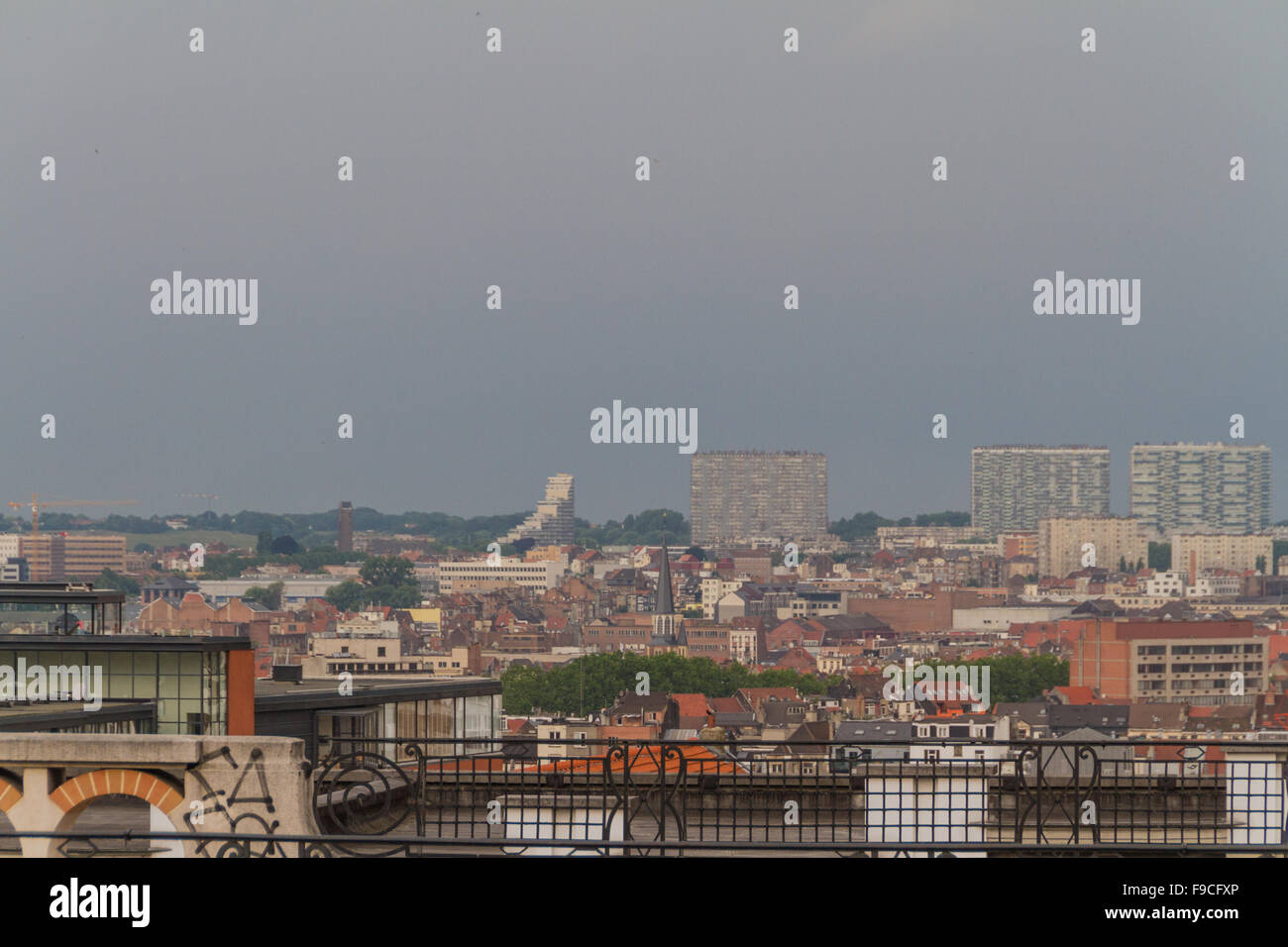 Brussels city view Stock Photo - Alamy