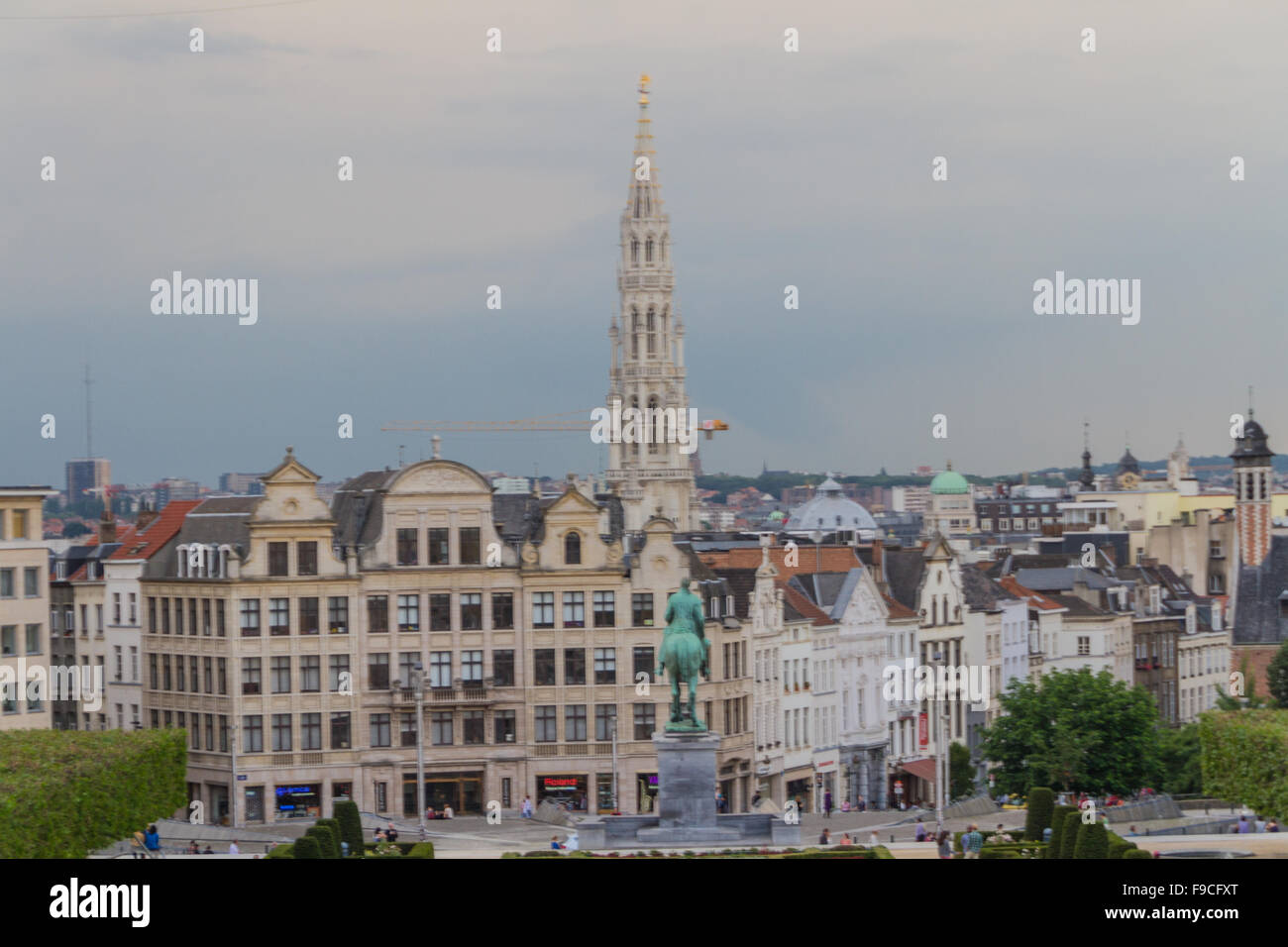 Brussels city view Stock Photo - Alamy