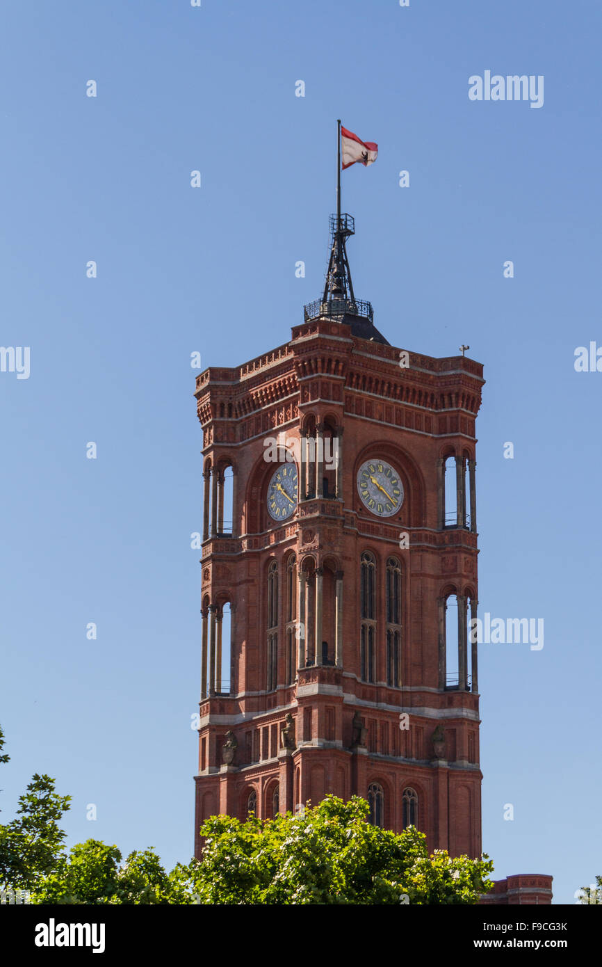 aerial view of central Berlin Stock Photo - Alamy