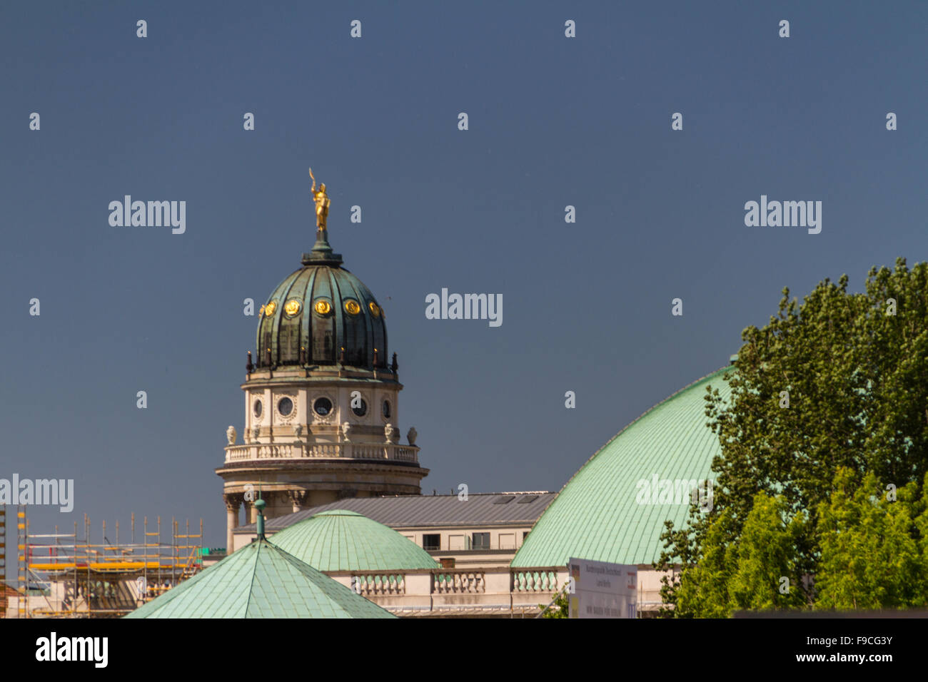 aerial view of central Berlin Stock Photo - Alamy