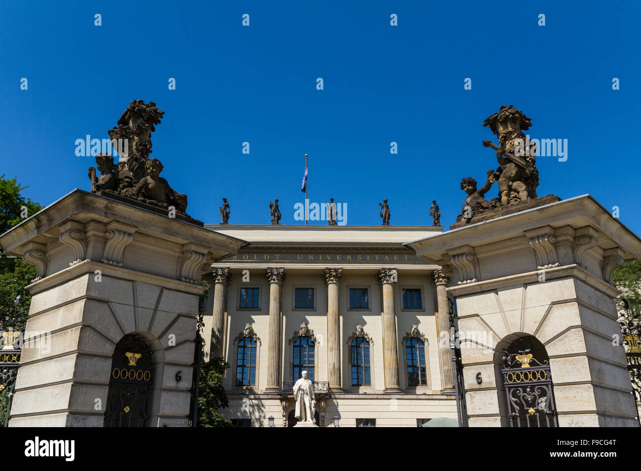 aerial view of central Berlin Stock Photo - Alamy