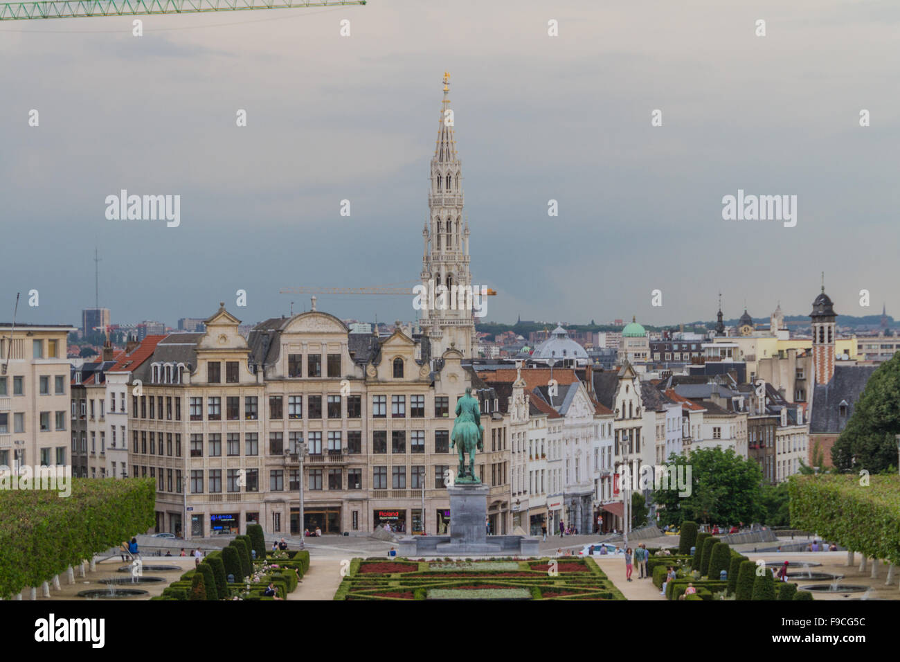 Brussels city view Stock Photo - Alamy