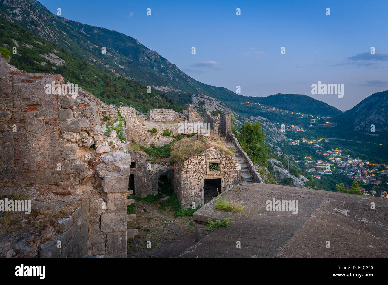 Kotor ancient monastery in the mountains ruins Stock Photo - Alamy
