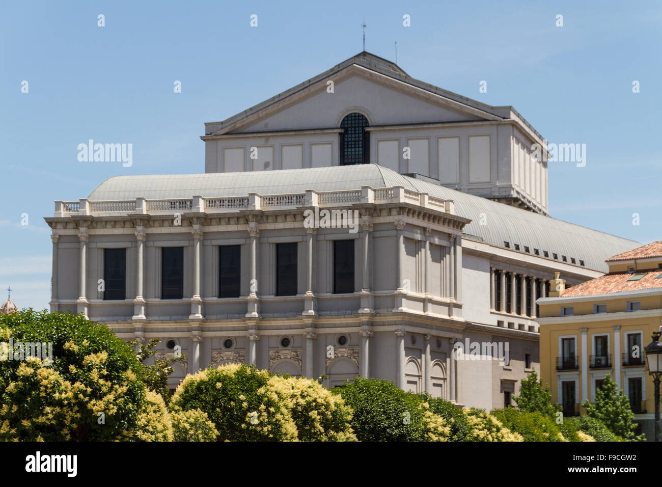 Teatro Real - opera house of Spain. Architecture in Madrid Stock Photo ...