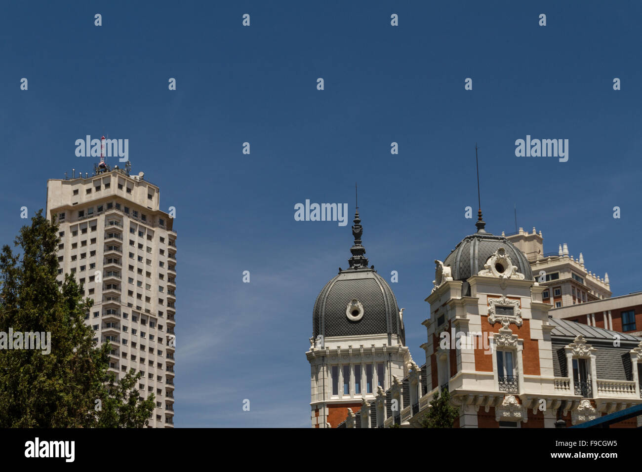 Urban landscape, Madrid Stock Photo - Alamy