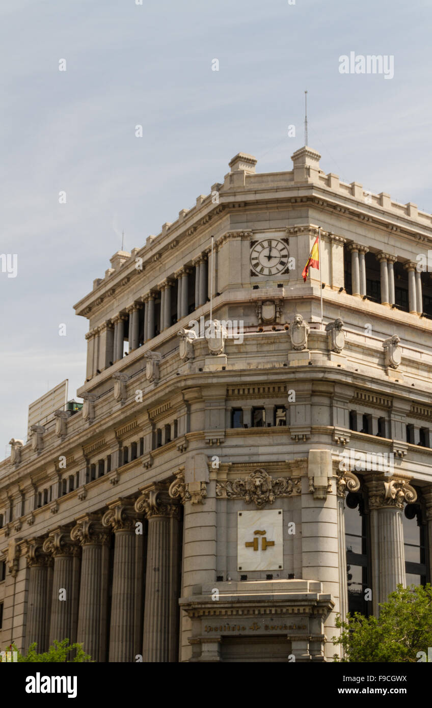 Street View in Madrid Stock Photo - Alamy