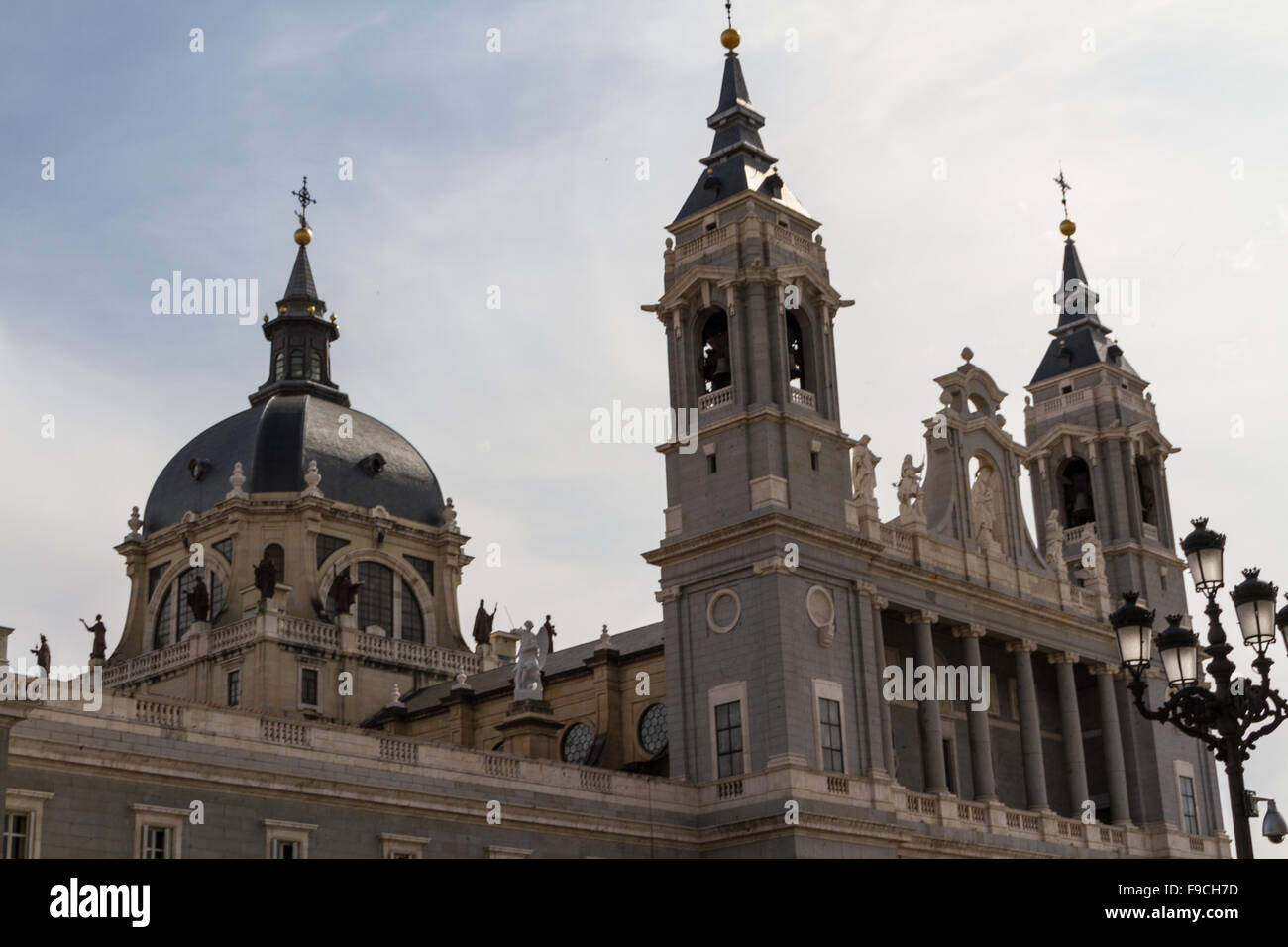 Cathedral of Madrid, Spain Stock Photo - Alamy