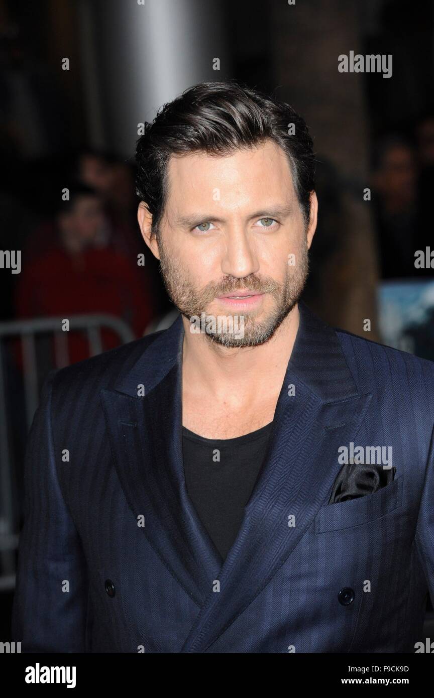 Los Angeles, CA, USA. 15th Dec, 2015. Edgar Ramirez at arrivals for ...