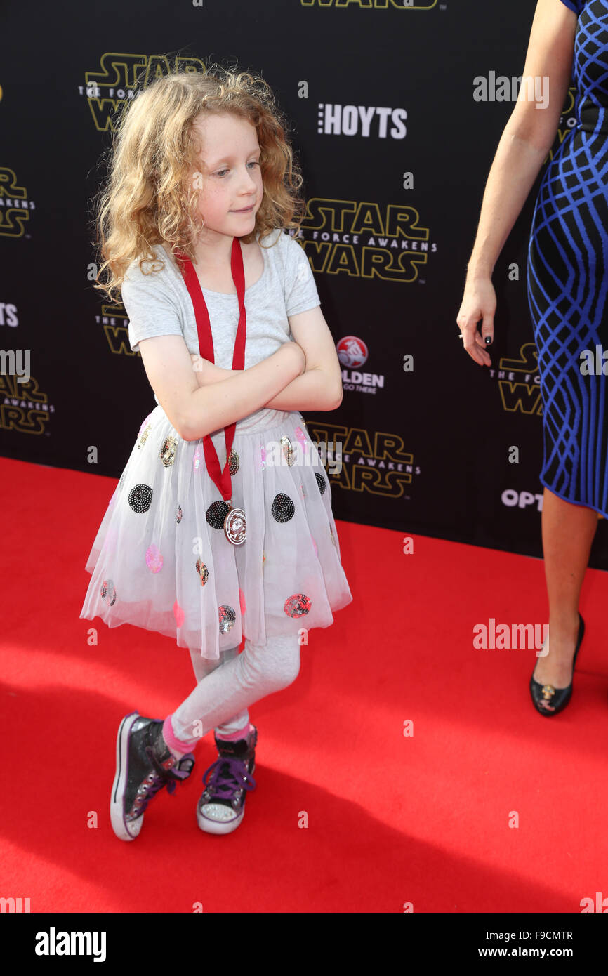 Sydney, Australia. 16 December 2015. Angela Bishop and daughter Amelia ...