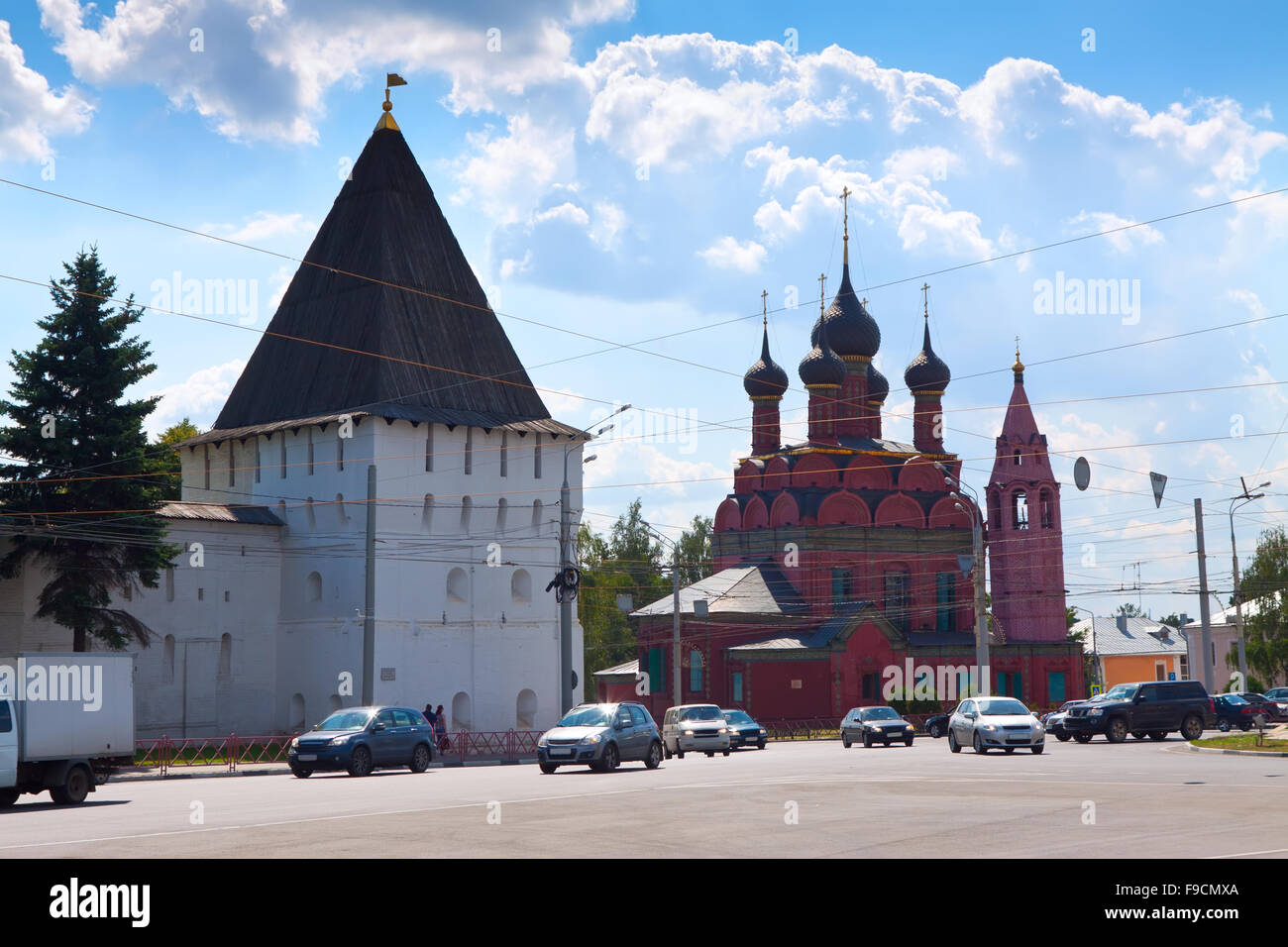 Holy Transfiguration Monastery in Yaroslavl. Russia Stock Photo - Alamy