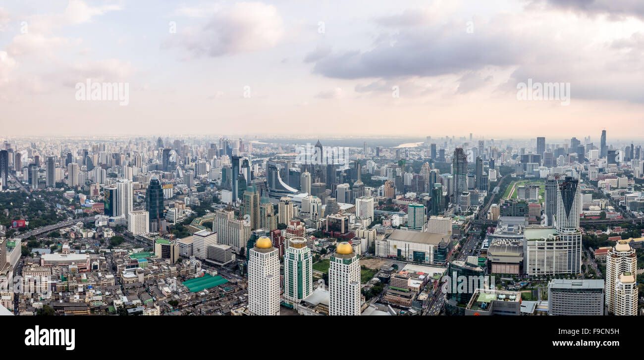 Night city top view bangkok hi-res stock photography and images - Alamy