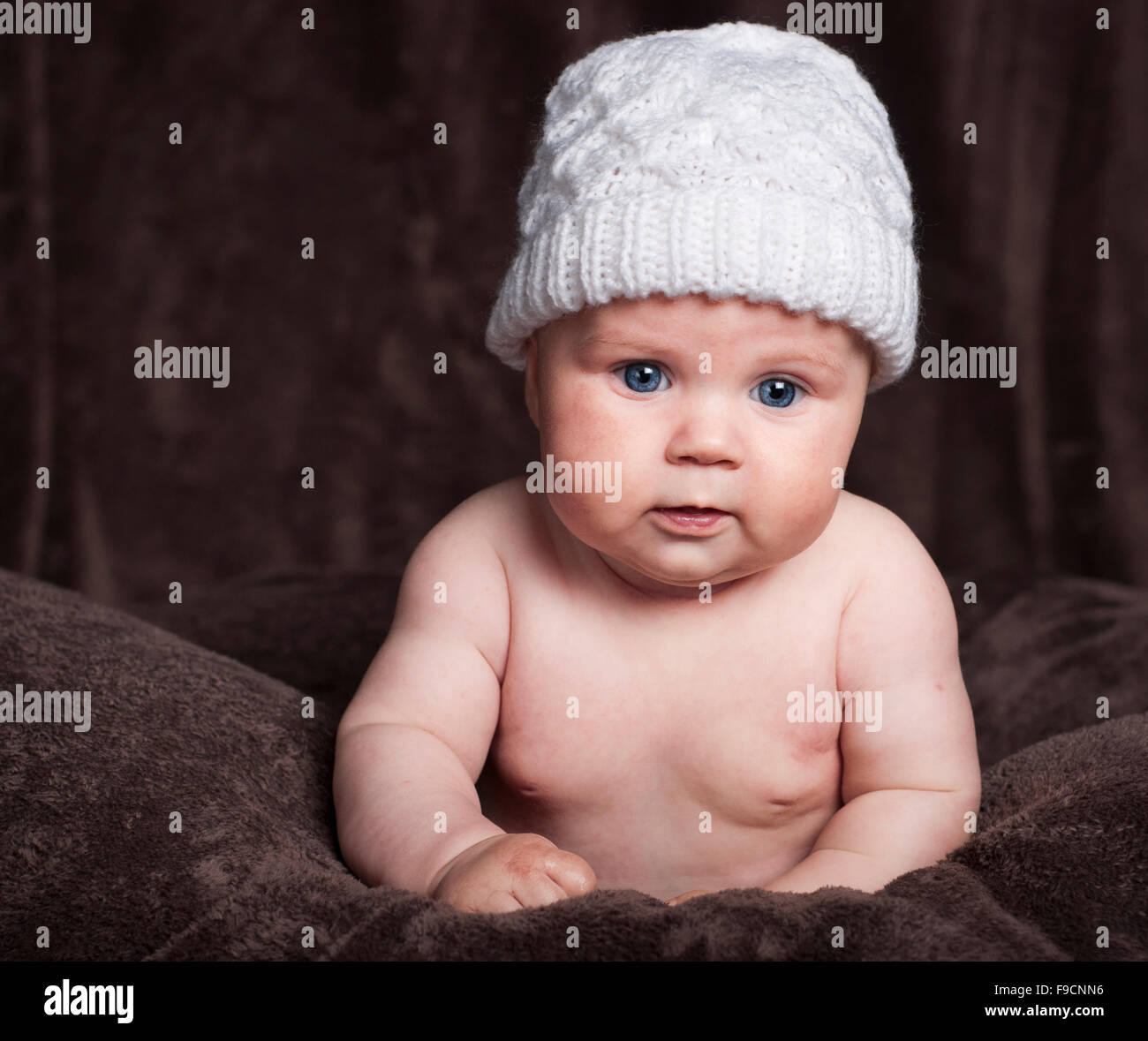 Three months old baby has lot of fun Stock Photo - Alamy