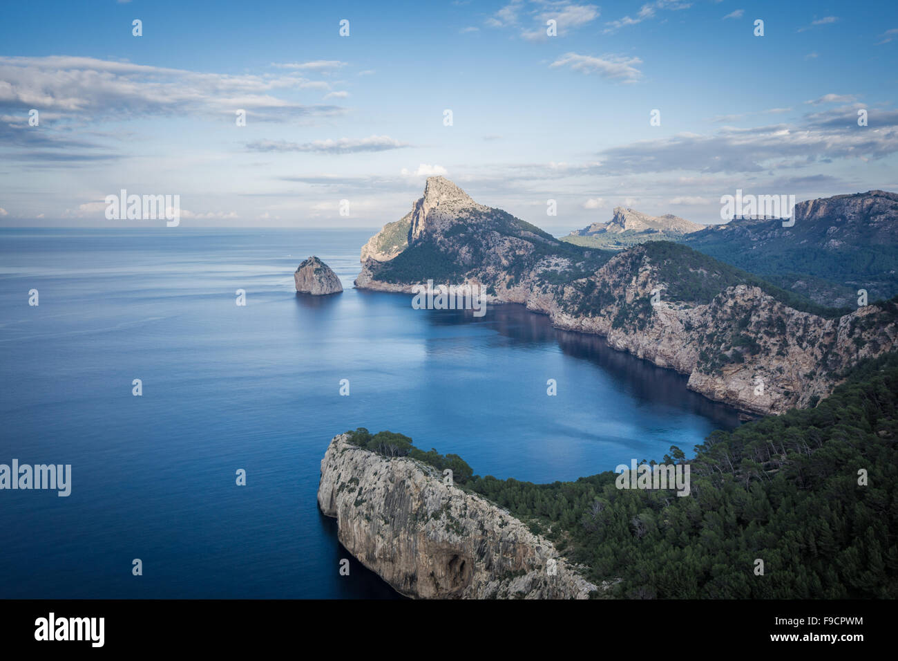 Panoramic view of Cape Formentor in Mallorca Stock Photo - Alamy
