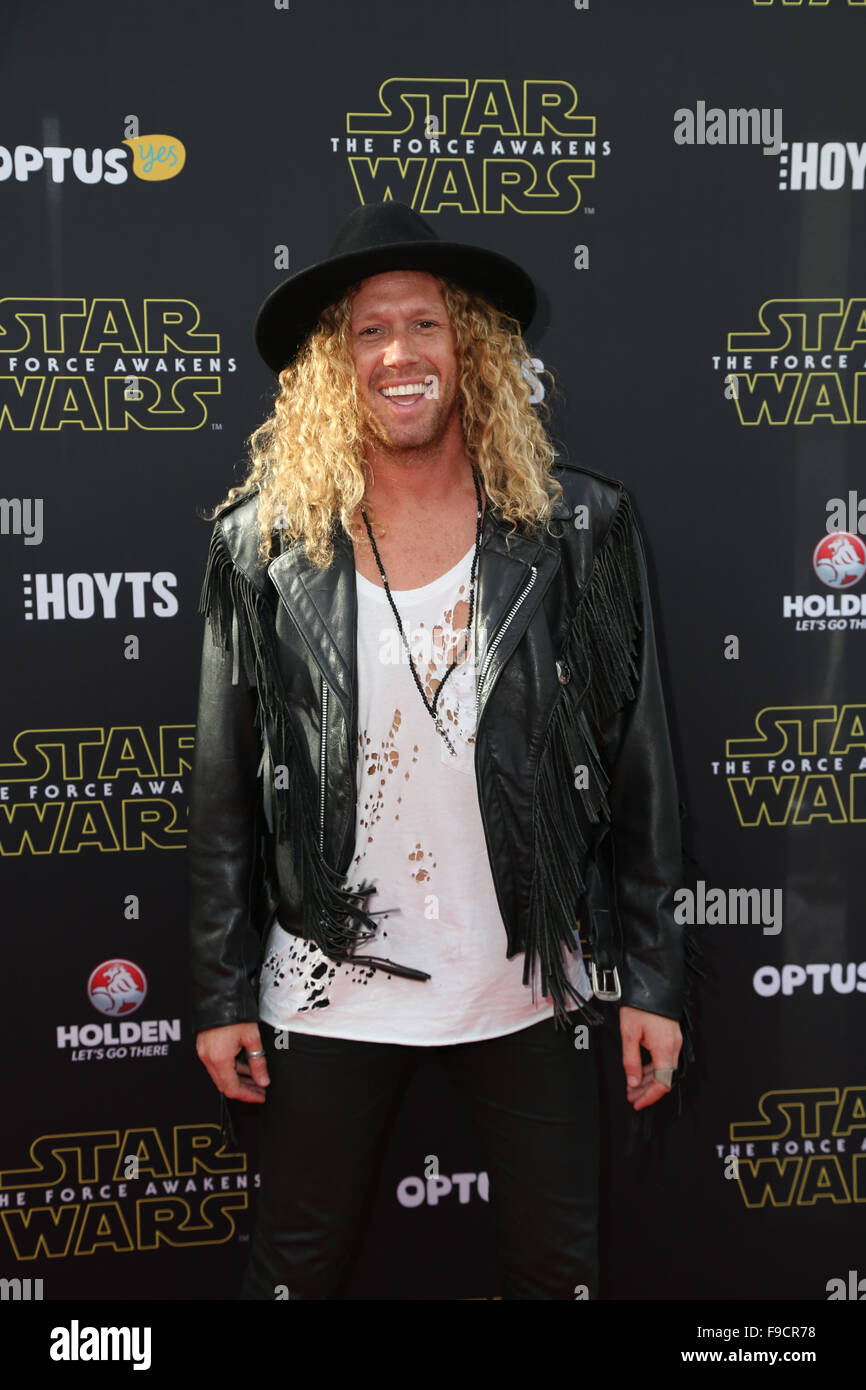 Sydney, Australia. 16 December 2015. Tim Dormer arrives on the red ...