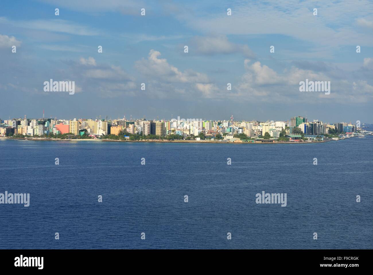 Maldives city male skyline hi-res stock photography and images - Alamy