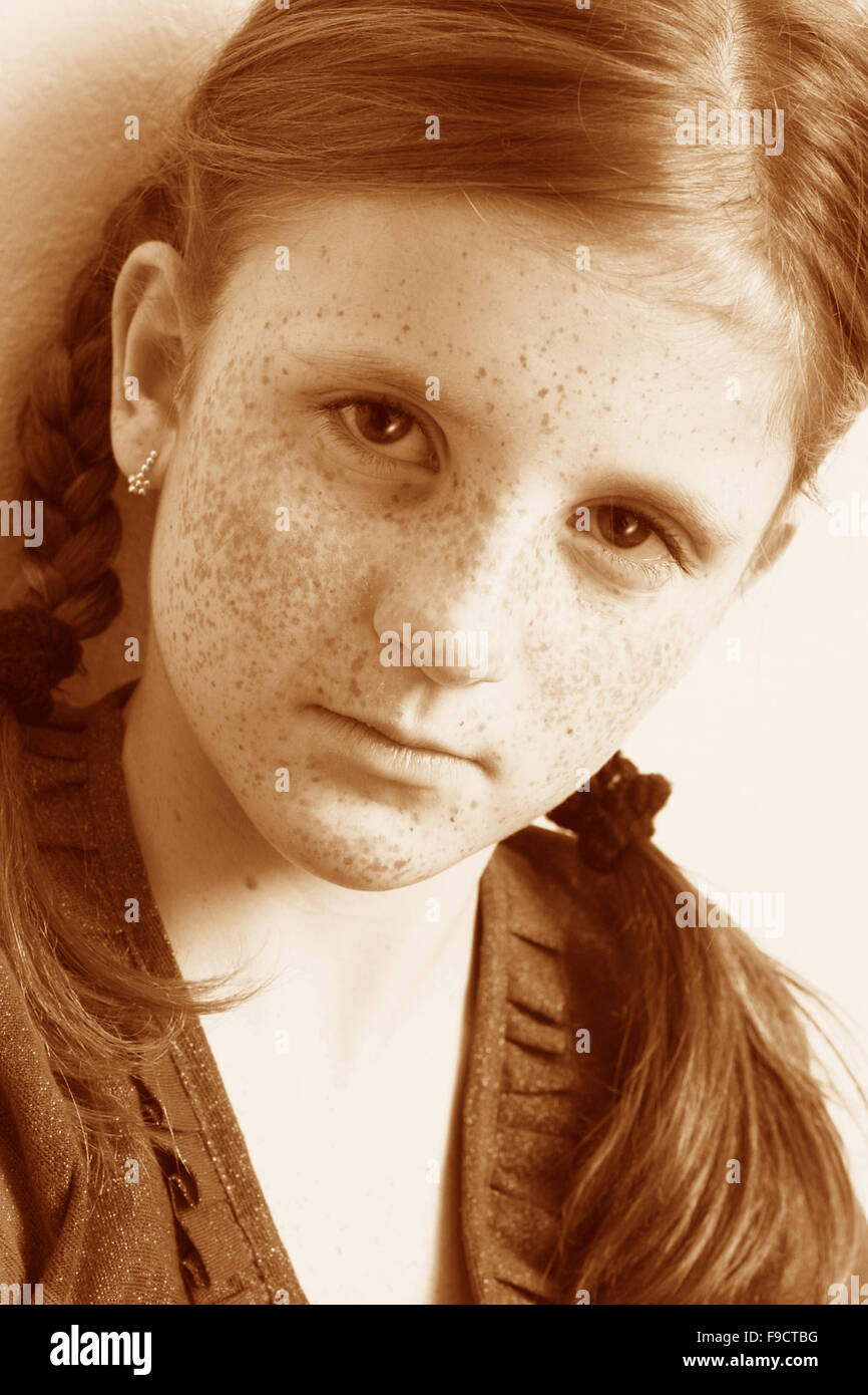 Freckled arms hi-res stock photography and images - Alamy