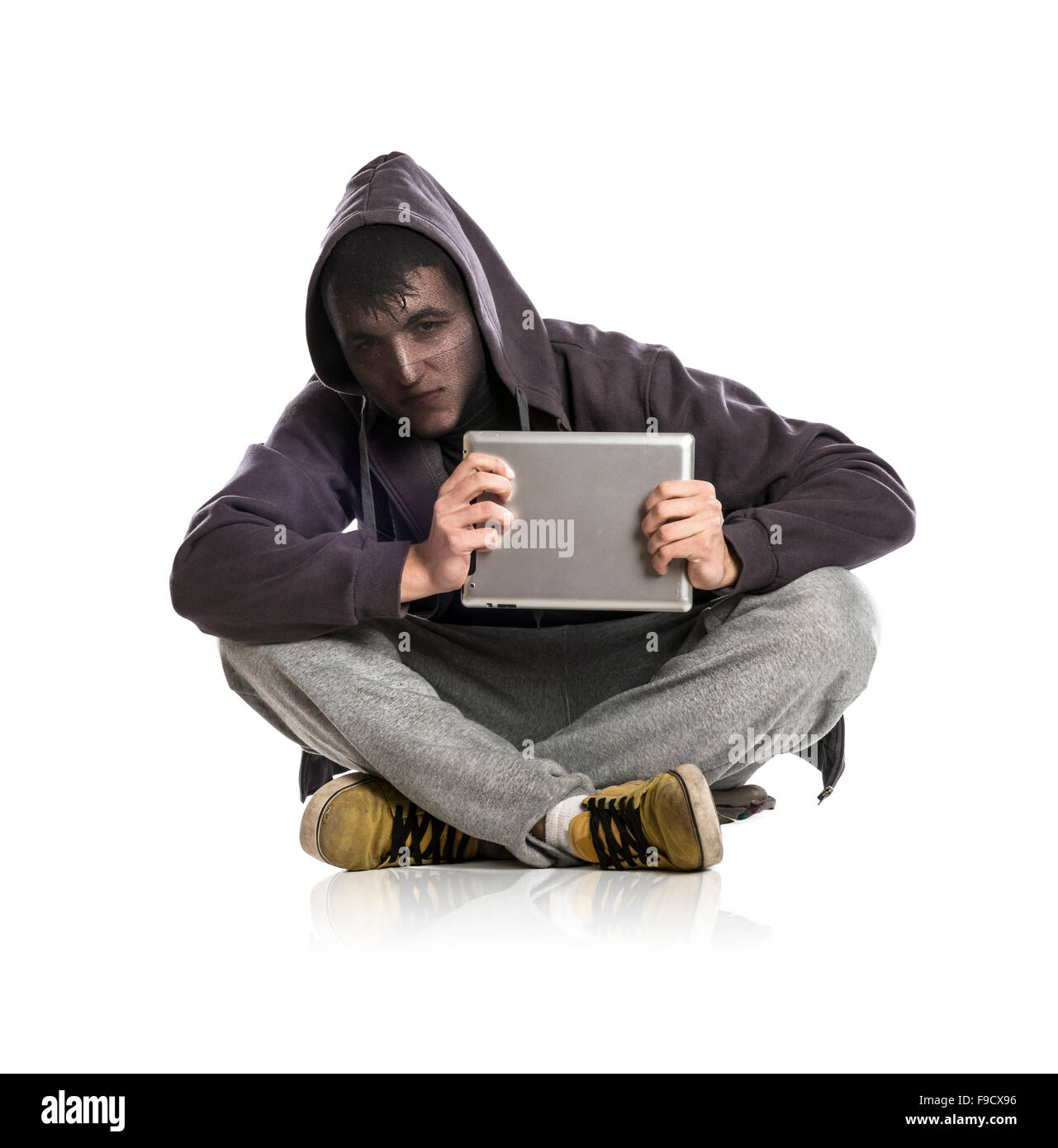 Man hood in mask Cut Out Stock Images & Pictures - Alamy