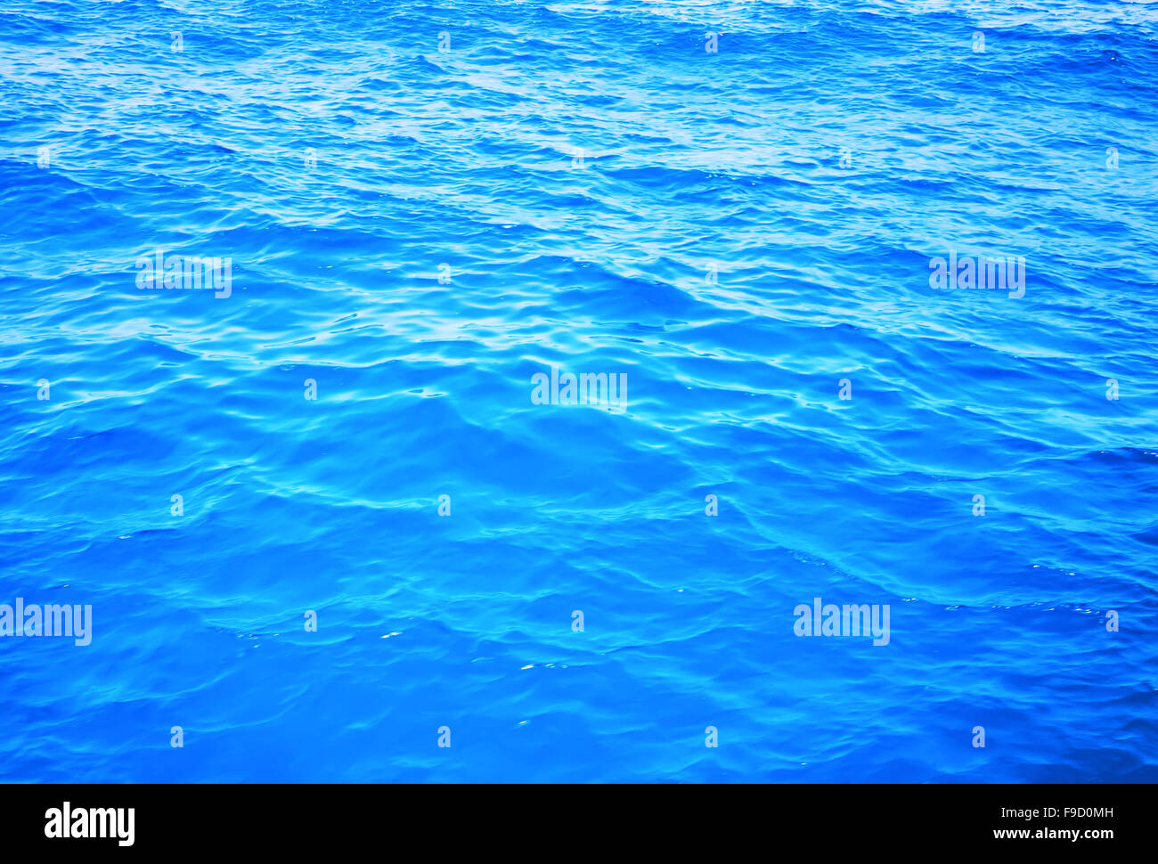 blue sea water surface with waves Stock Photo - Alamy