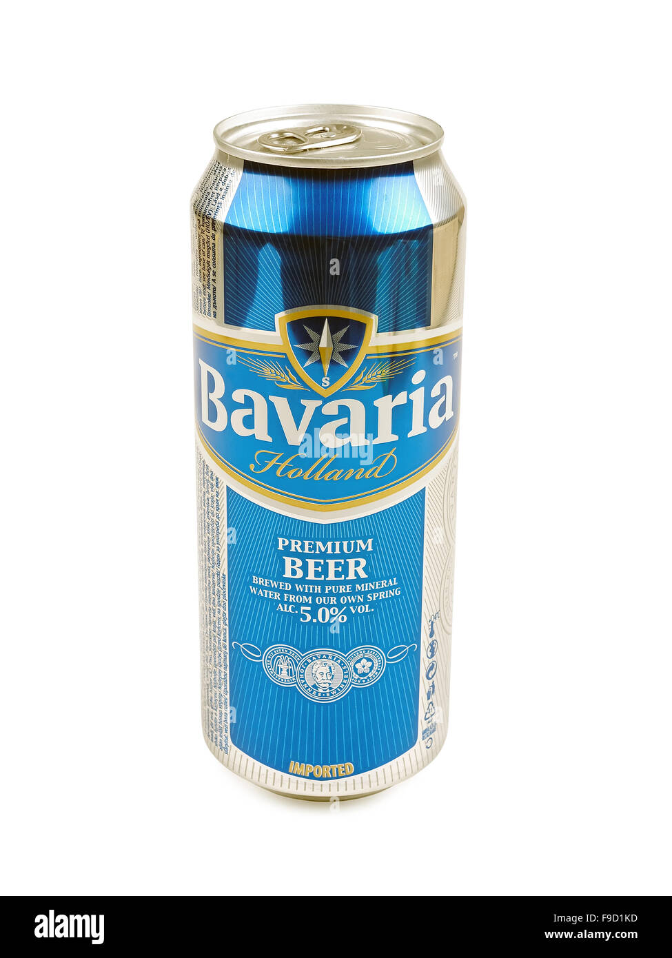 Can of Bavaria Beer. Bavaria is the second largest brewery in the ...