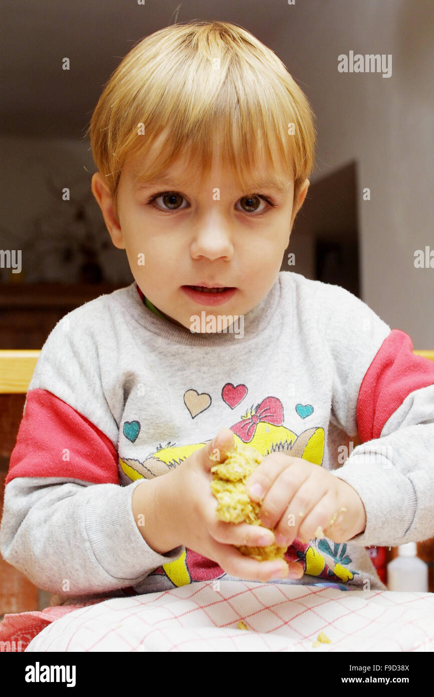 Young Kitchen Helper Working Stock Photo - Alamy