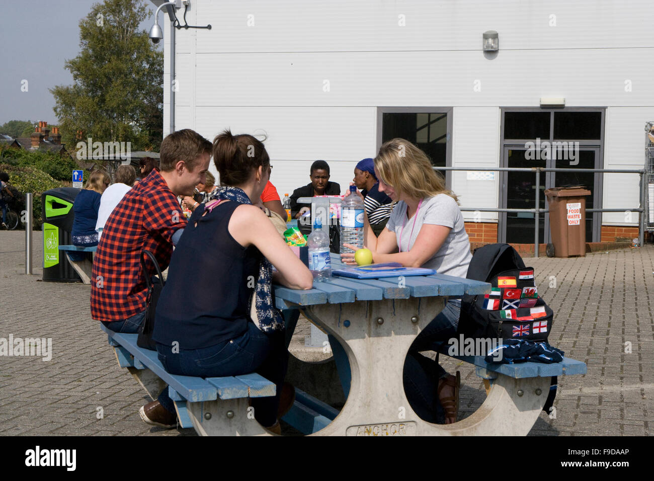 College students on a break Stock Photo - Alamy