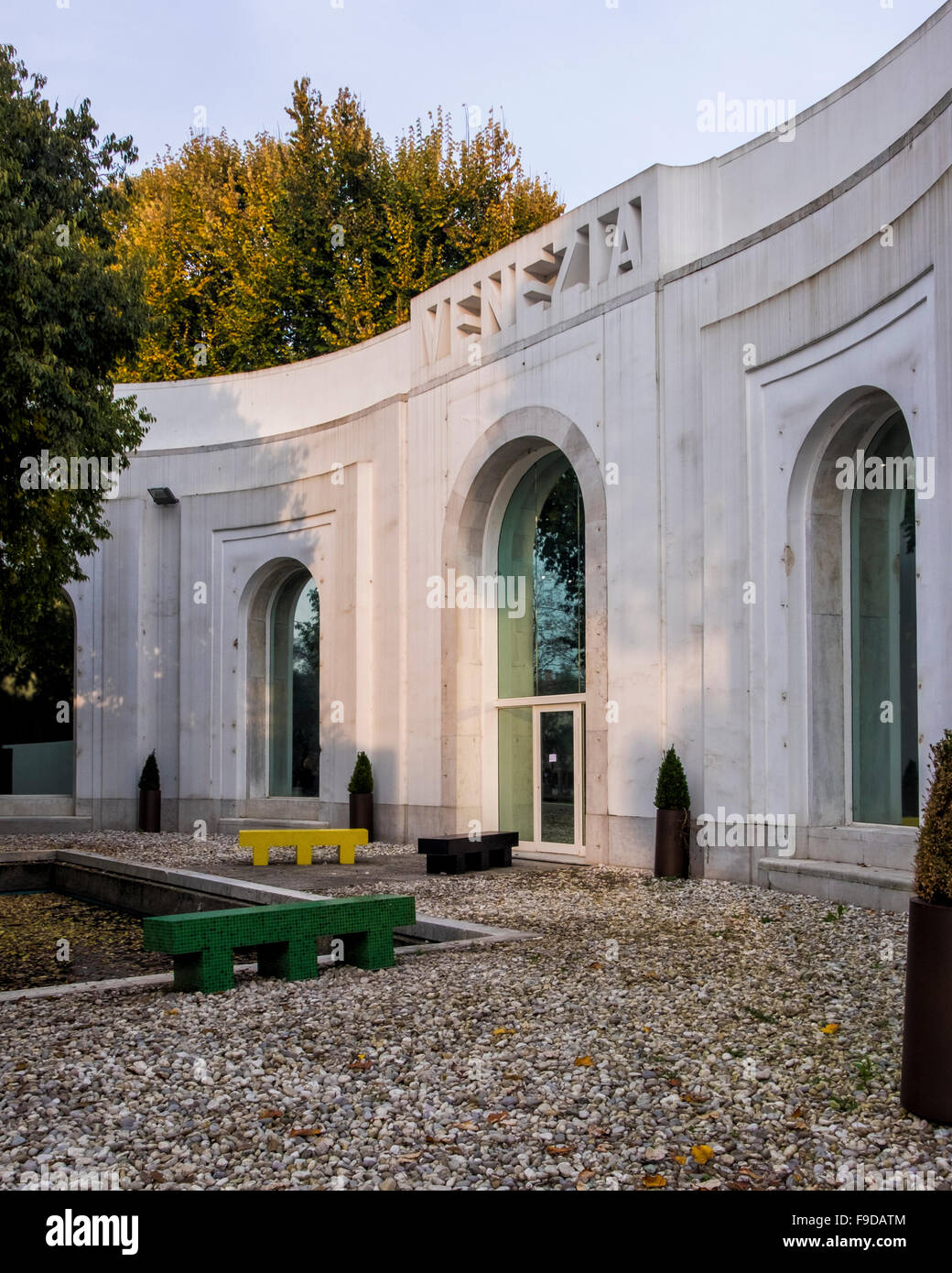 Venetian Pavilion exterior facade and entrance at the 2015 56th Venice ...