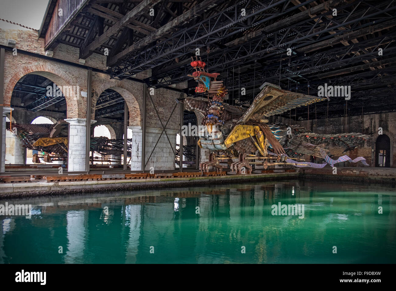 "The Phoenix" sculpture made from construction debris & scrap metal by ...