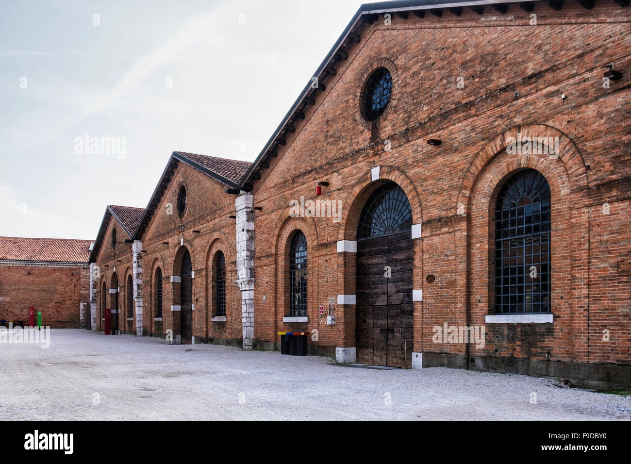 Historic old Arsenale buildings housing the exhibition at the 2015 56th ...