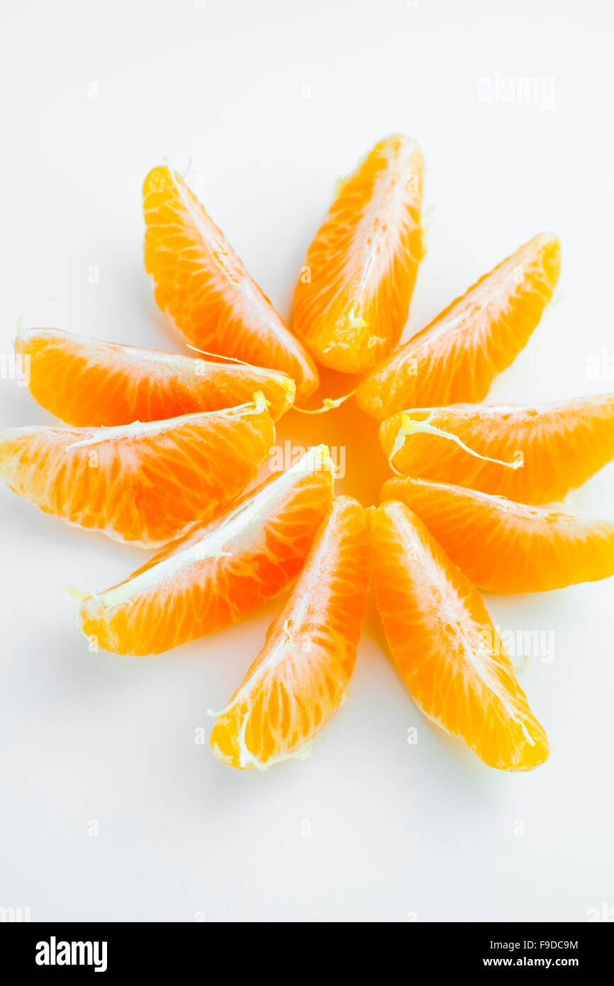 Mandarin pieces hi-res stock photography and images - Alamy