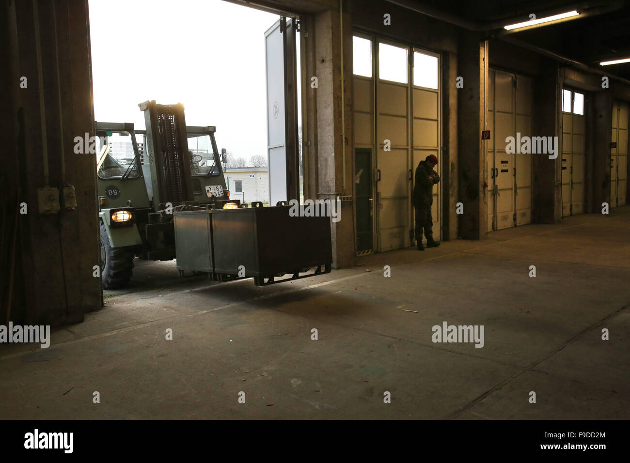The last materials are loaded for transport at the 'Mecklenburgische ...