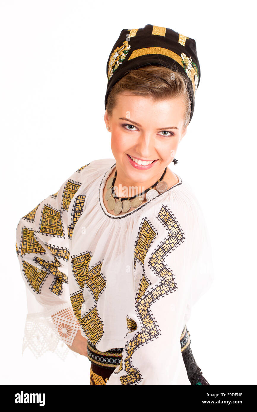 romanian folklore clothes traditional Stock Photo - Alamy