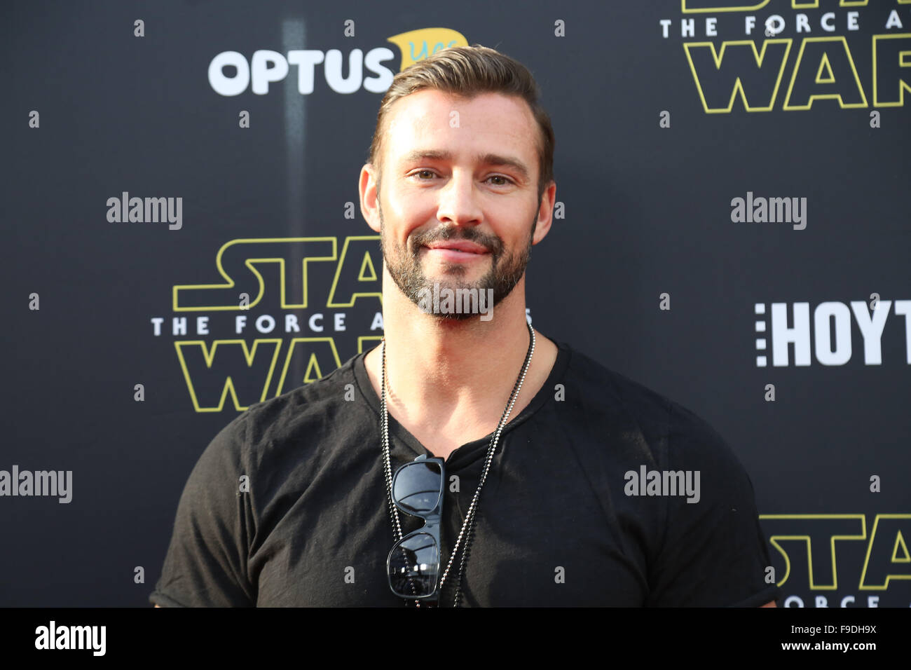 Sydney, Australia. 16 December 2015. Model Kris Smith arrives on the ...