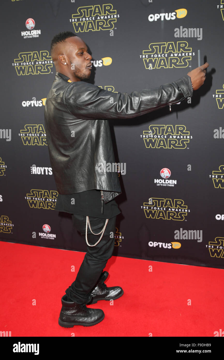 Sydney, Australia. 16 December 2015. Musician Tim Omaji (a.k.a ...