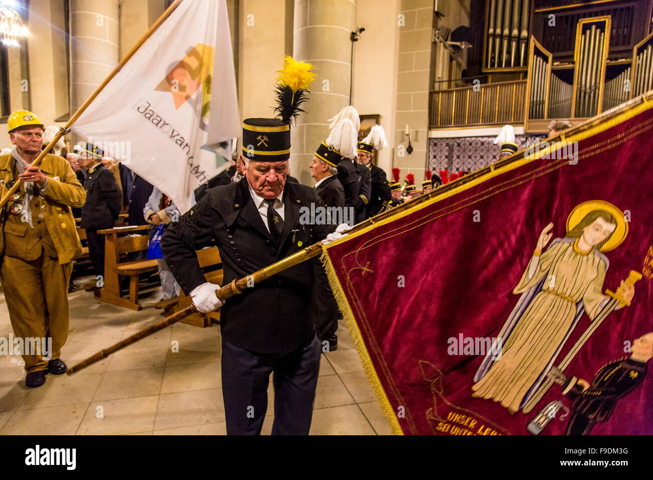 Annual meeting of historic coal miners association, in typical dress ...
