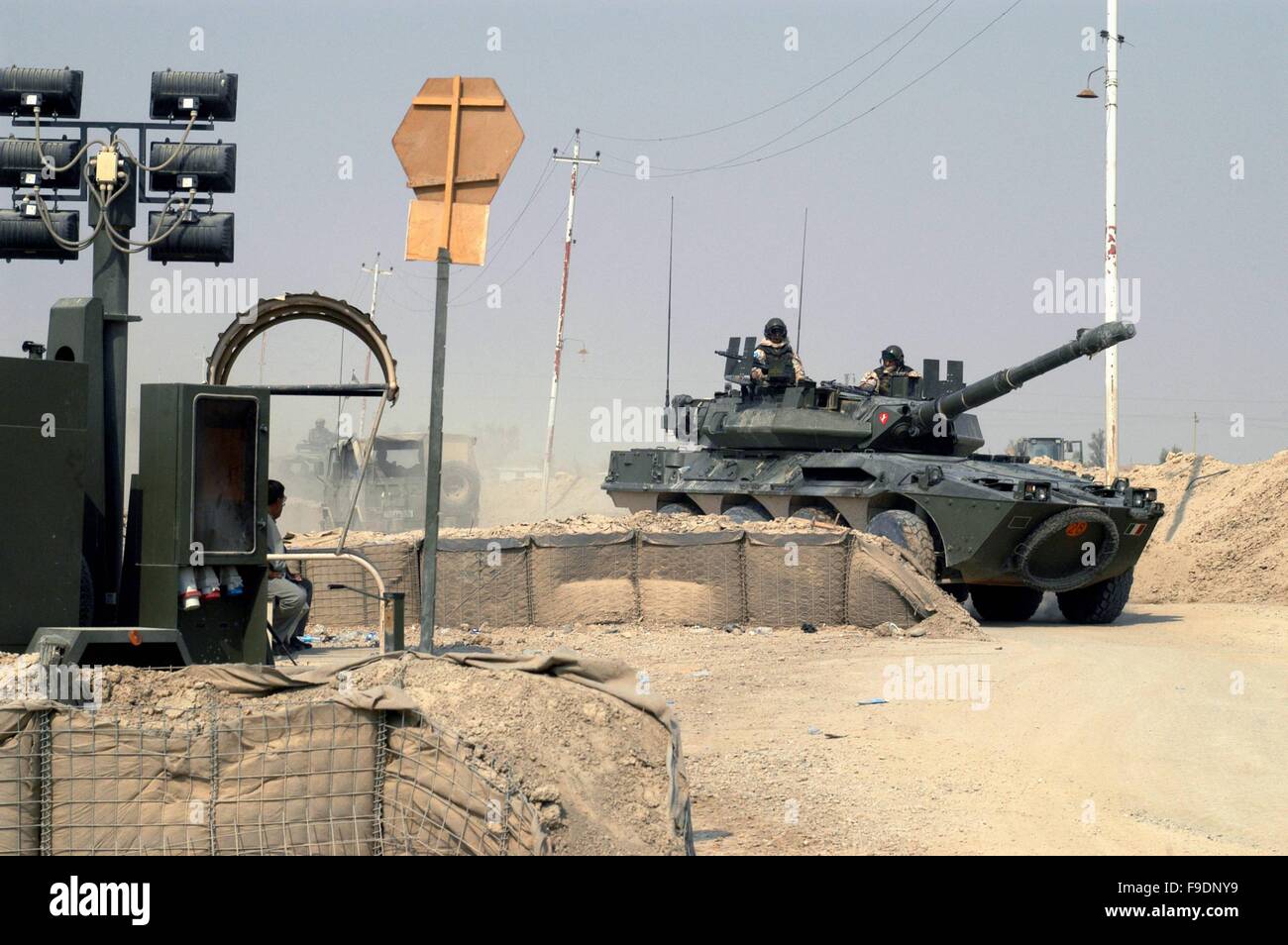 Italian military intervention in Iraq (10/2004), heavy armored car ...