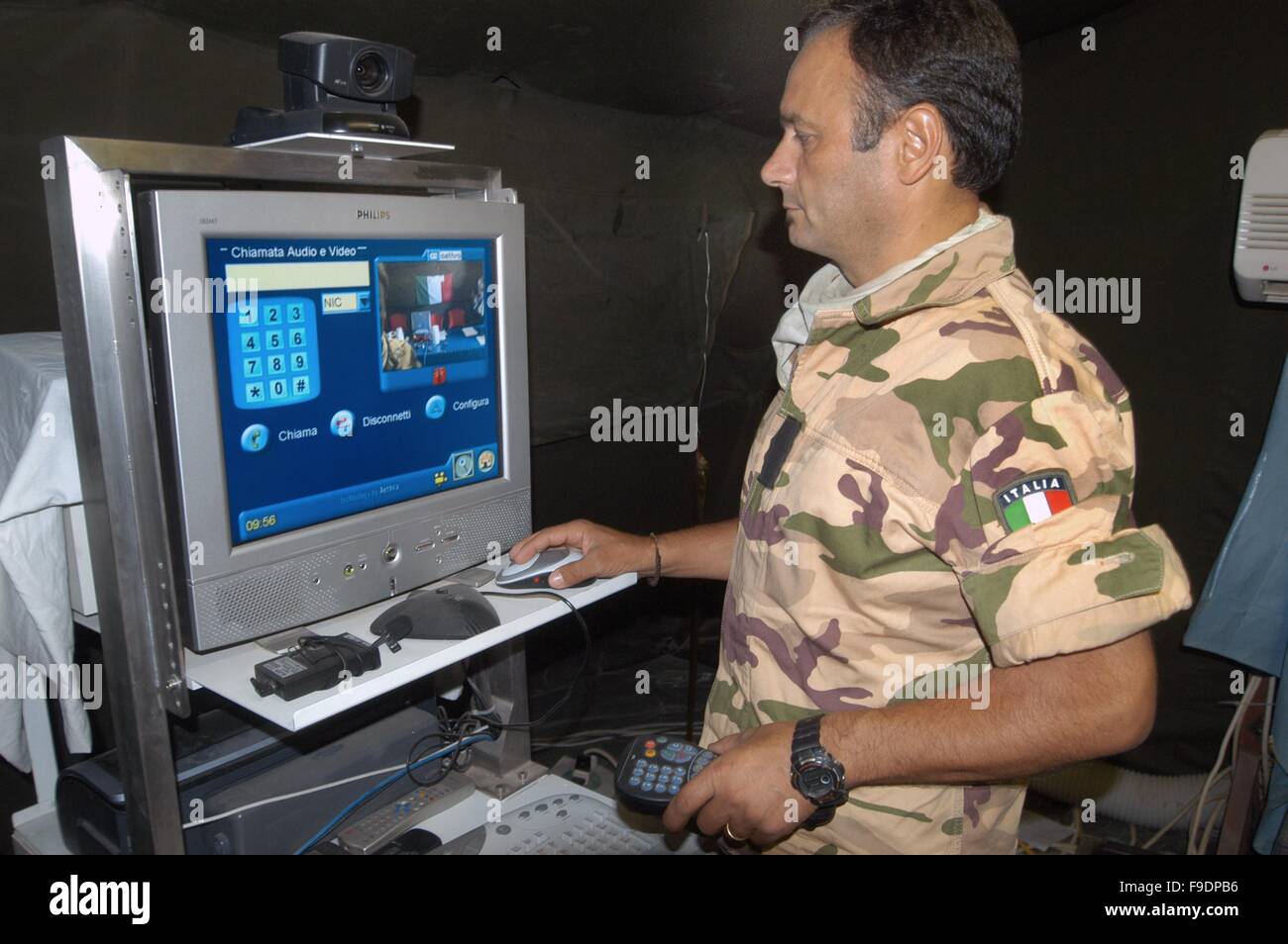 Italian military intervention in Iraq (10/2004), military field ...