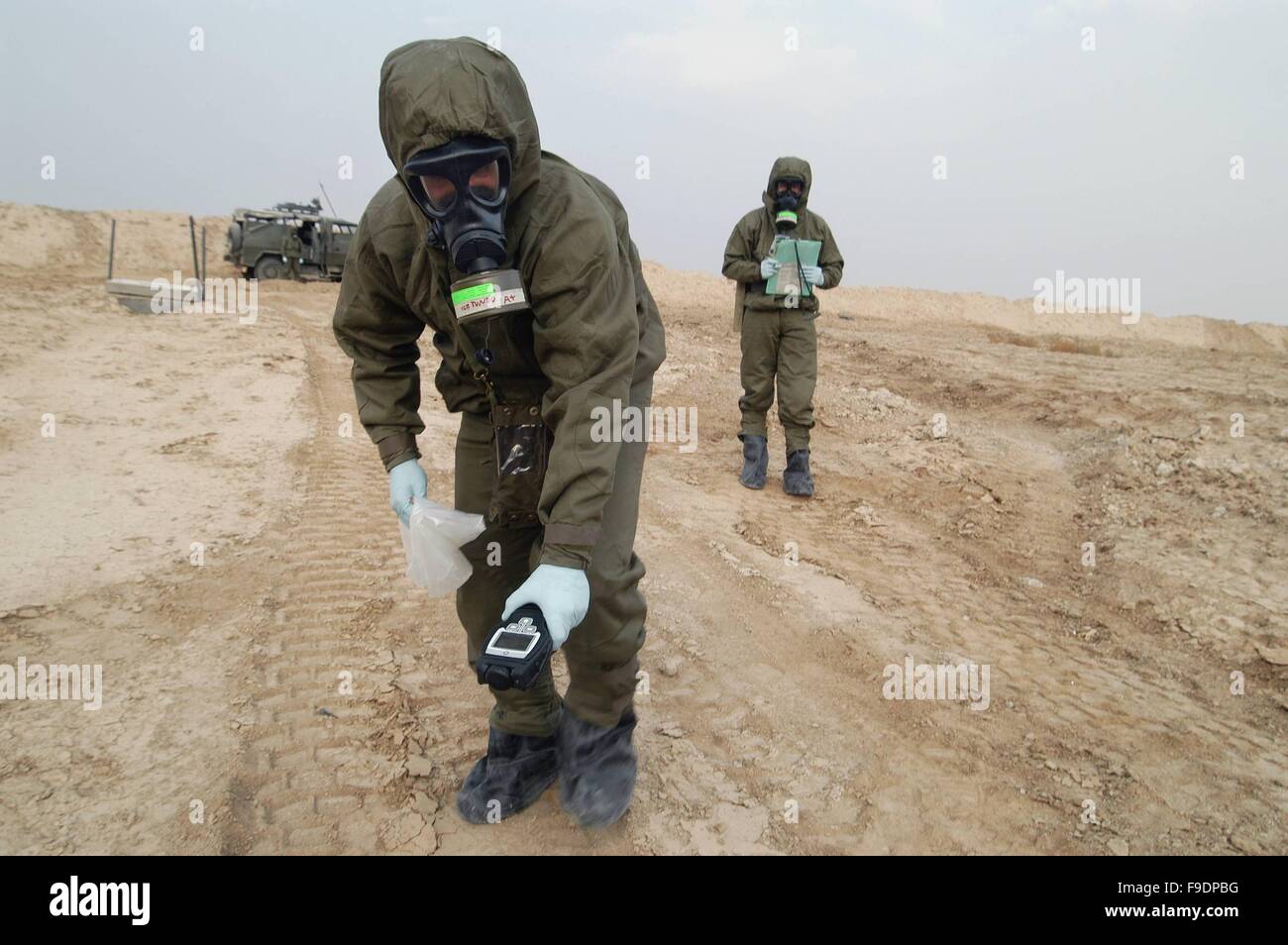 Biological warfare suit soldier hi-res stock photography and images - Alamy