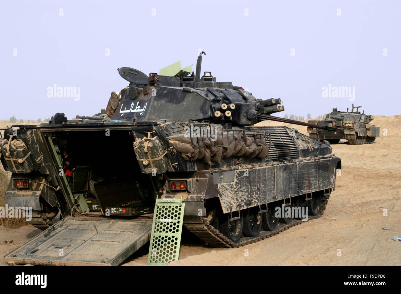 Italian military intervention in Iraq (10/2004), infantry armored ...