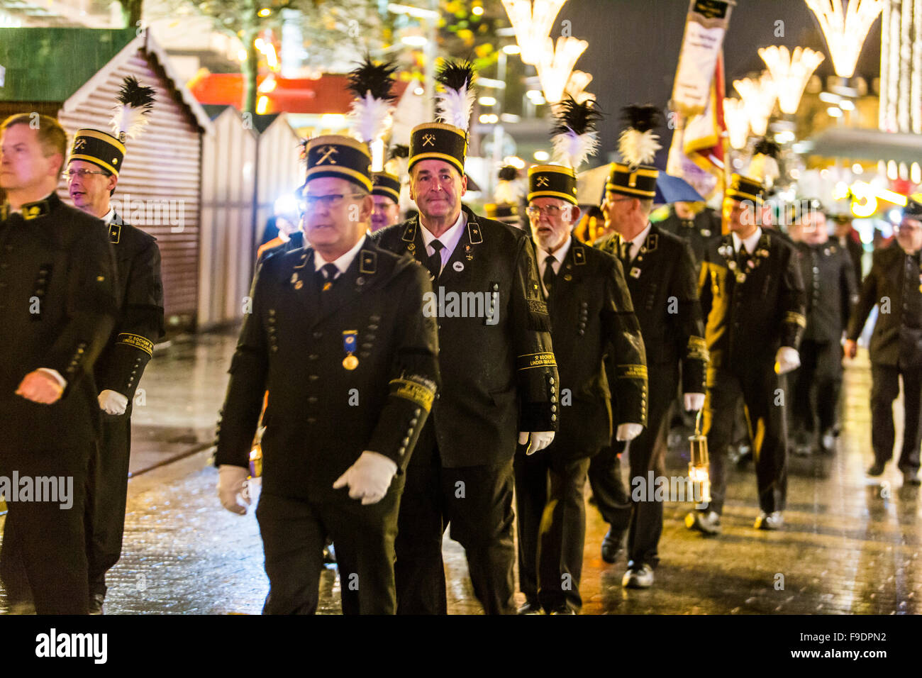 Annual meeting of historic coal miners association, in typical dress ...
