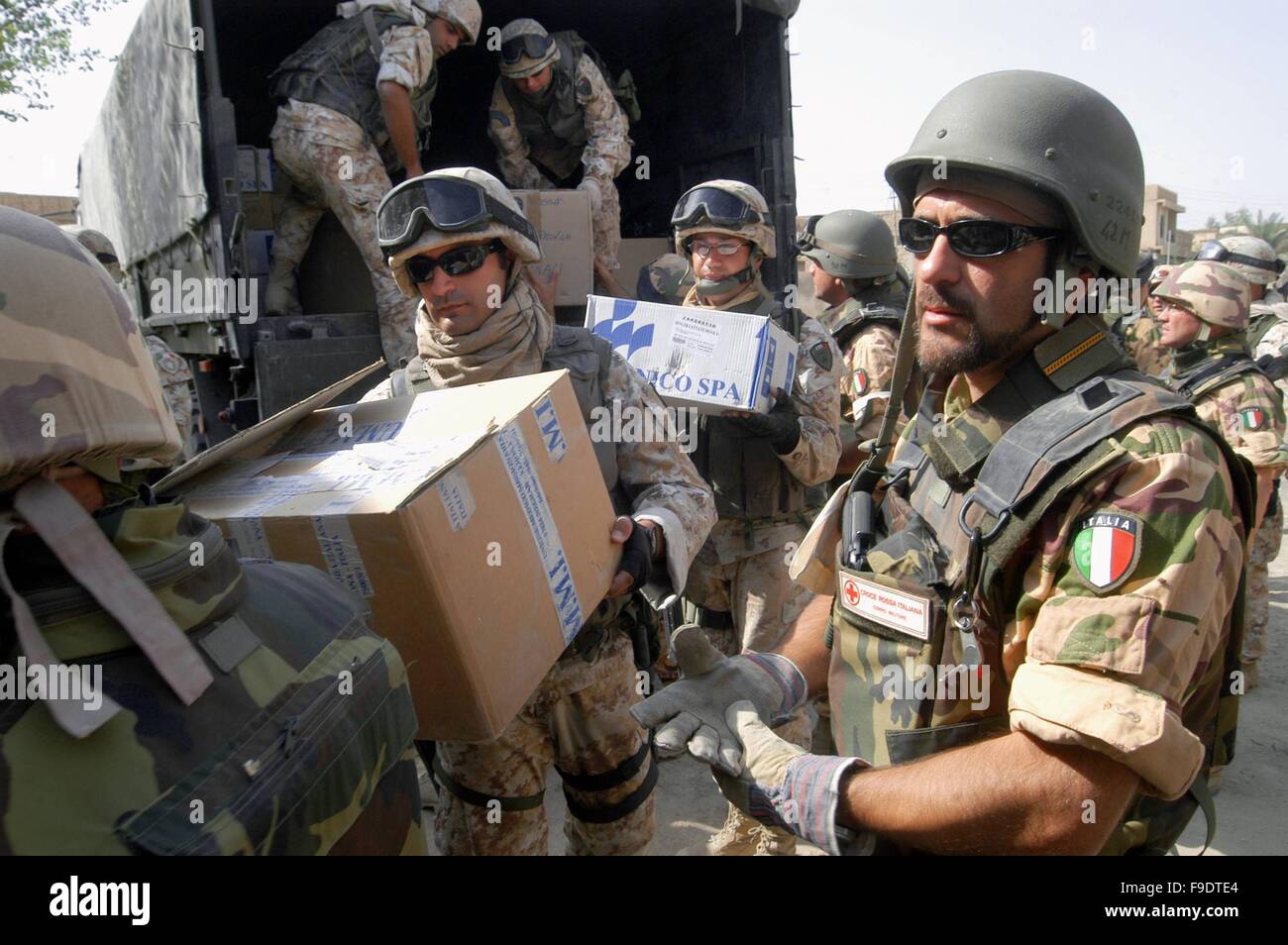 Italian military intervention in Iraq (10/2004), delivery of ...