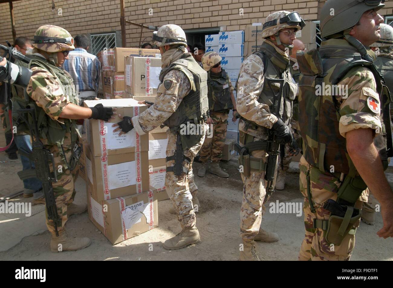 Italian military intervention in Iraq (10/2004), delivery of ...