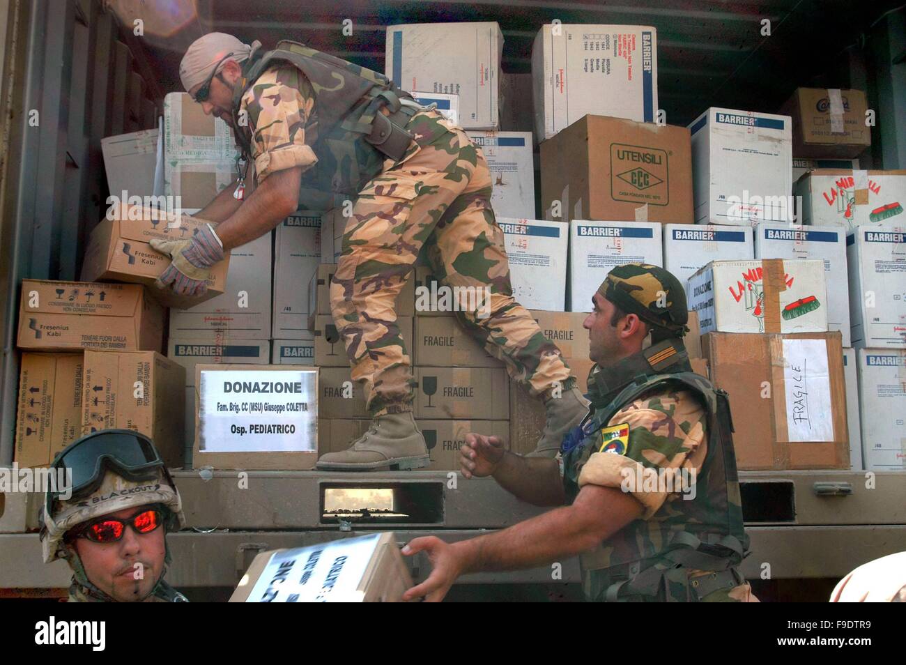 Italian military intervention in Iraq (10/2004), delivery of ...