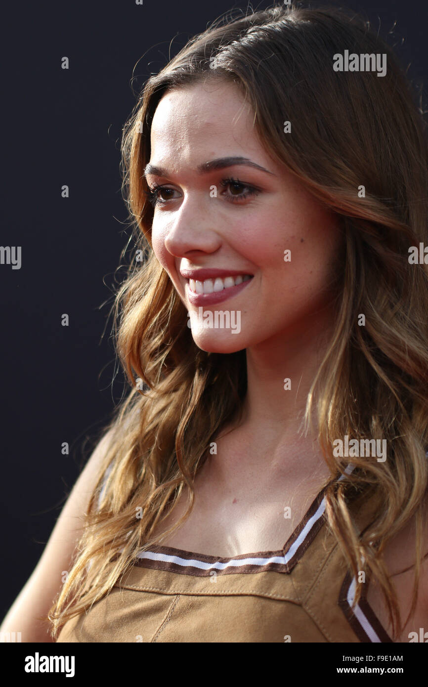Sydney, Australia. 16 December 2015. Actress Demi Harman (Home & Away ...