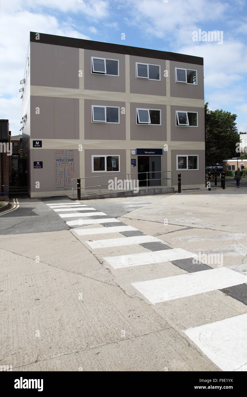 A new, three storey, modular teaching block at the Oxpens Campus at ...
