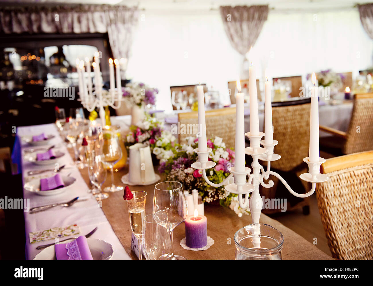 Beautiful event decoration for various celebration style Stock Photo ...