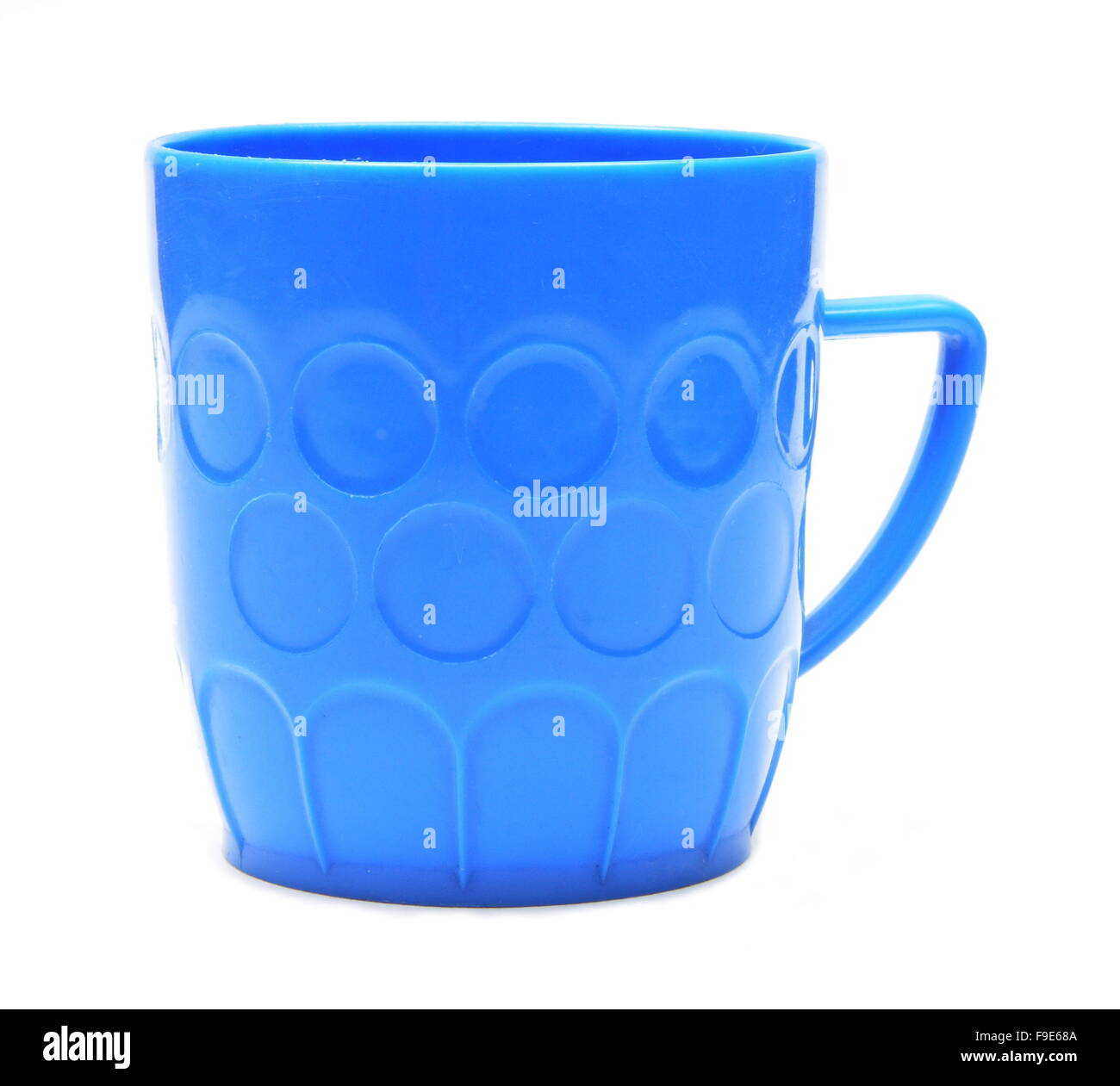 Blue Plastic Cup Stock Photo - Alamy