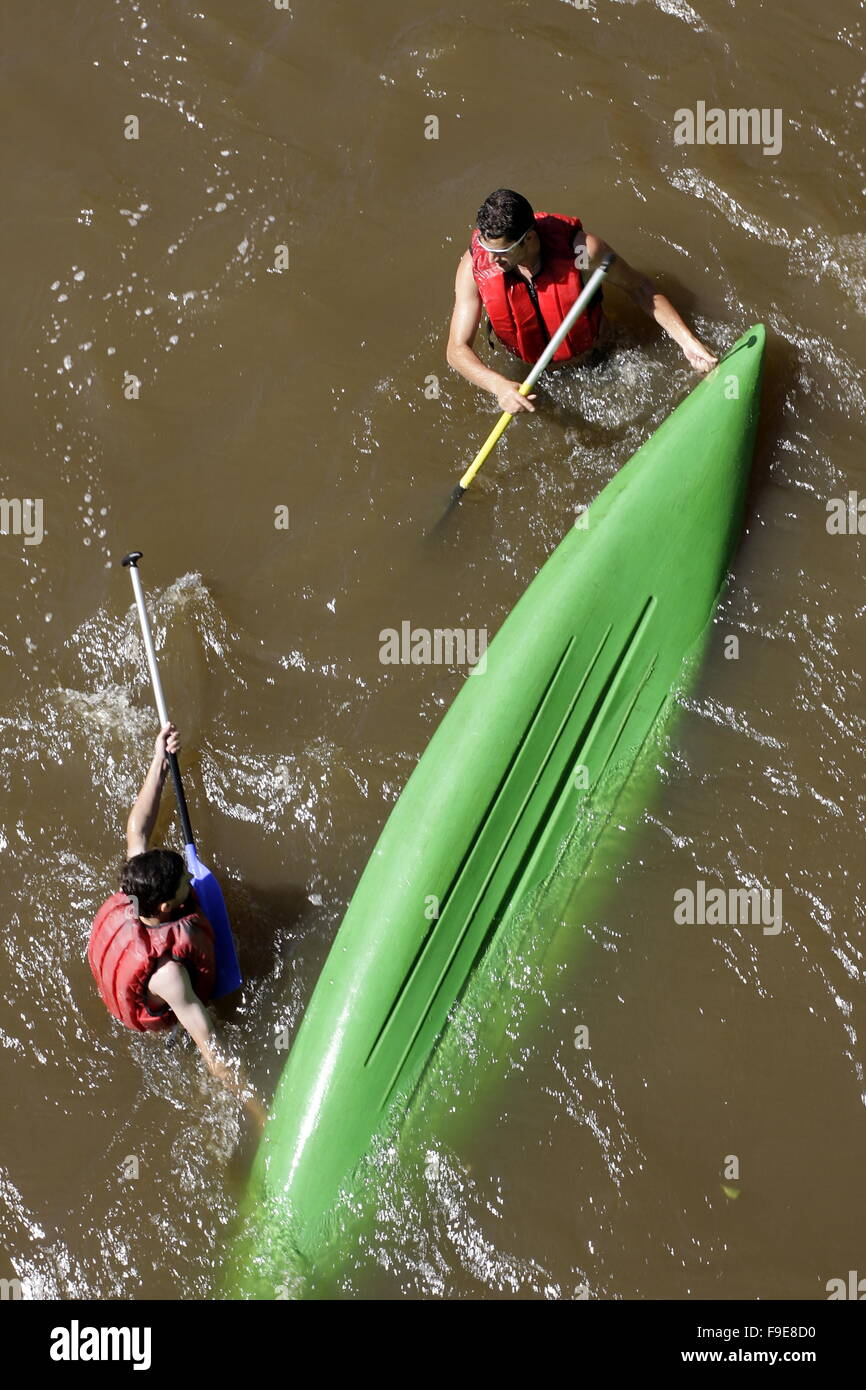 Two 2 person canoe kayak hi-res stock photography and images - Alamy